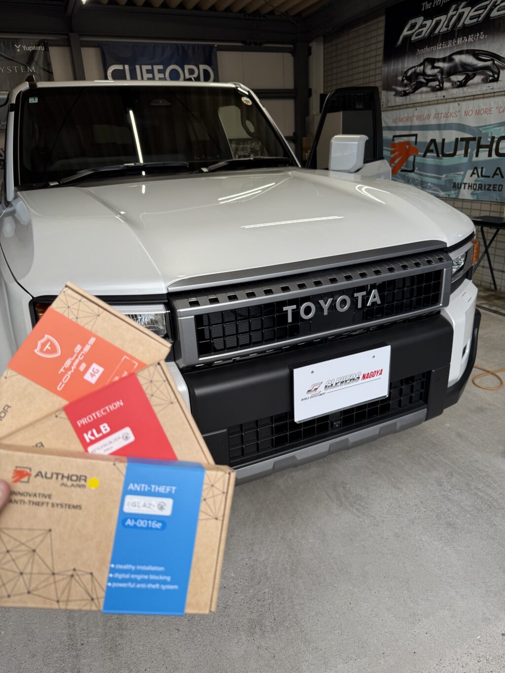 ランクル250 IGLA2+KEYLESS BLOCK Compass 4G｜名古屋 カーコーティング・カーセキュリティ 施工事例 - クレヴァーズ名古屋VLOG